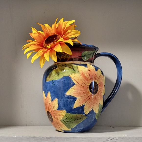 Accents | Ceramic Sunflower Vase | Poshmark